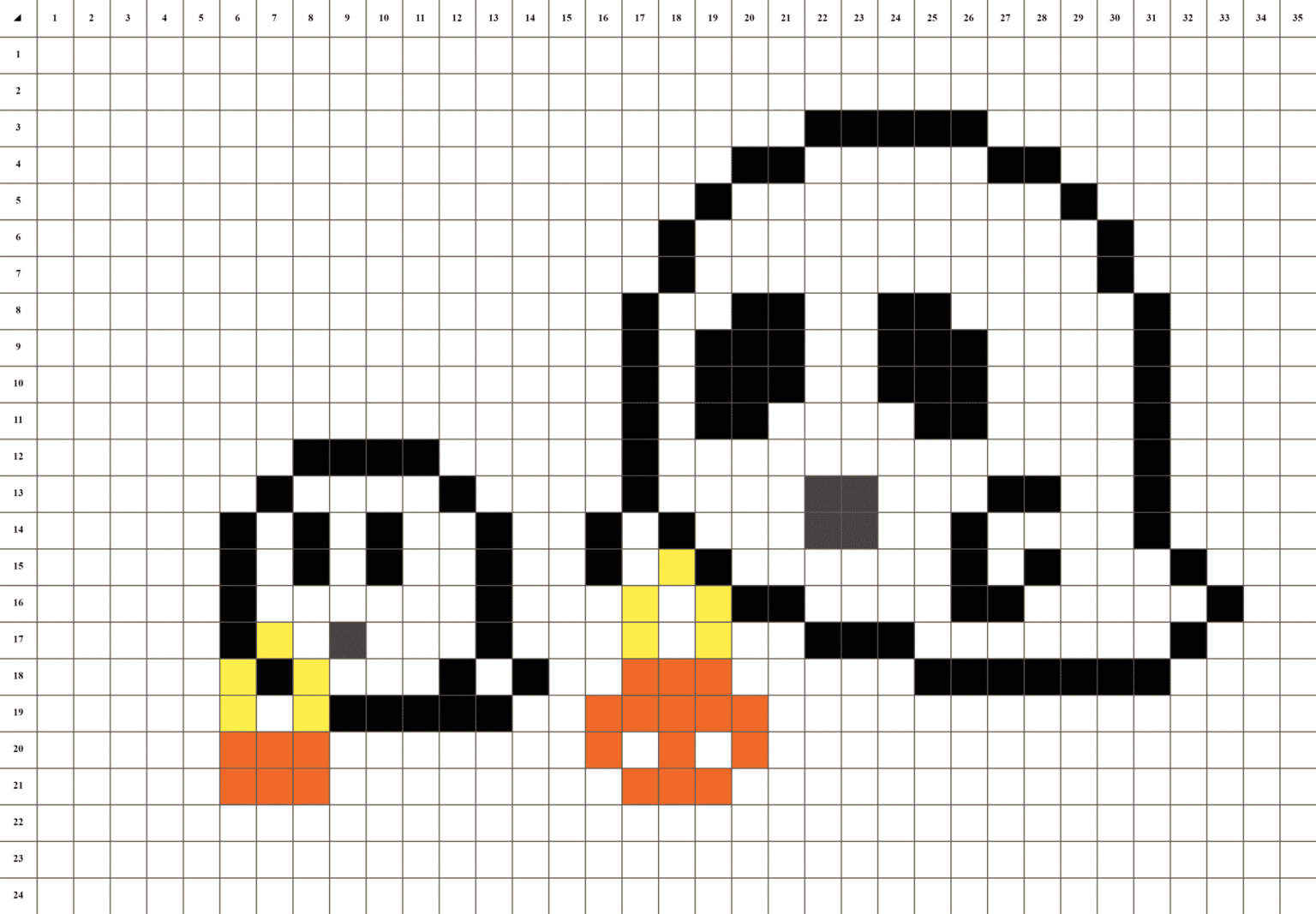 Fantômes d'Halloween • Pixel Art