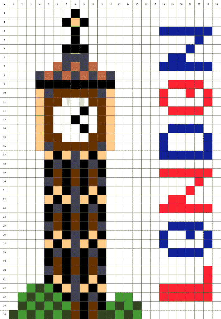Big Ben Londres - Pixel Art