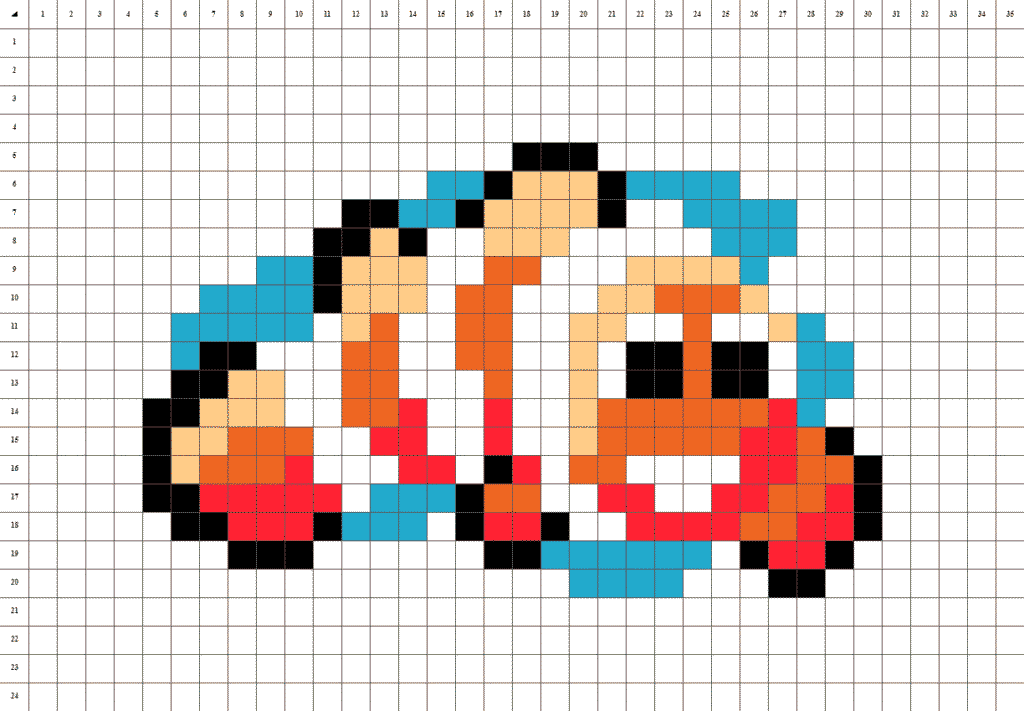 Némo • Disney • Pixel Art